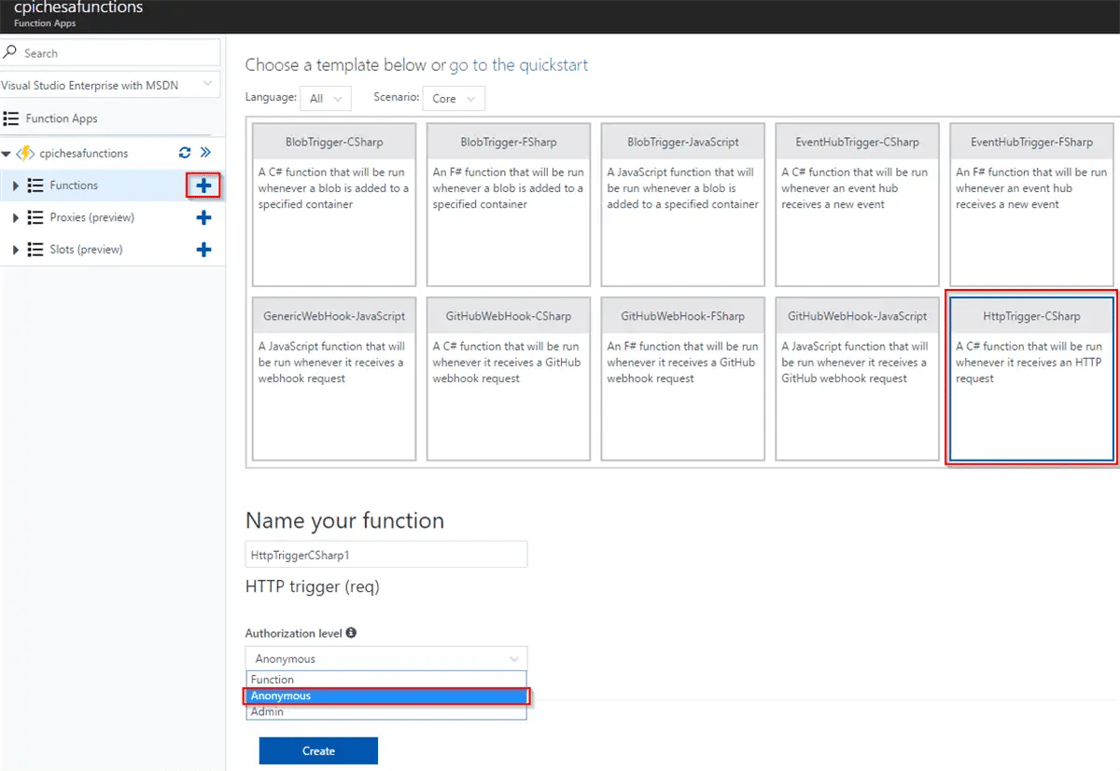 Azure Functions, SharePoint Webhooks and PnP - Part1